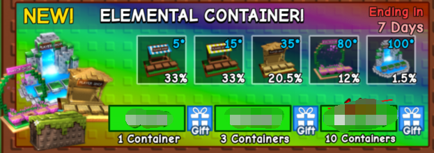 Cheap Grow a Garden Items All Server Elemental Container, Buy Grow a ...